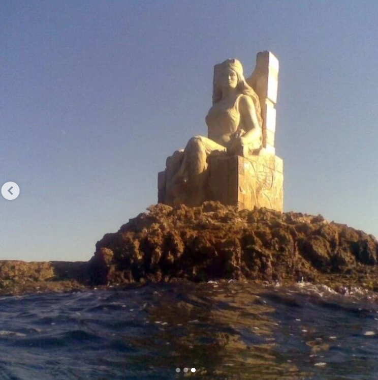 Statue Of Queen Zenobia Latakia Sea at Willie Poole blog